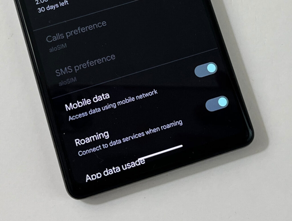 How to activate eSIM data packages | aloSIM