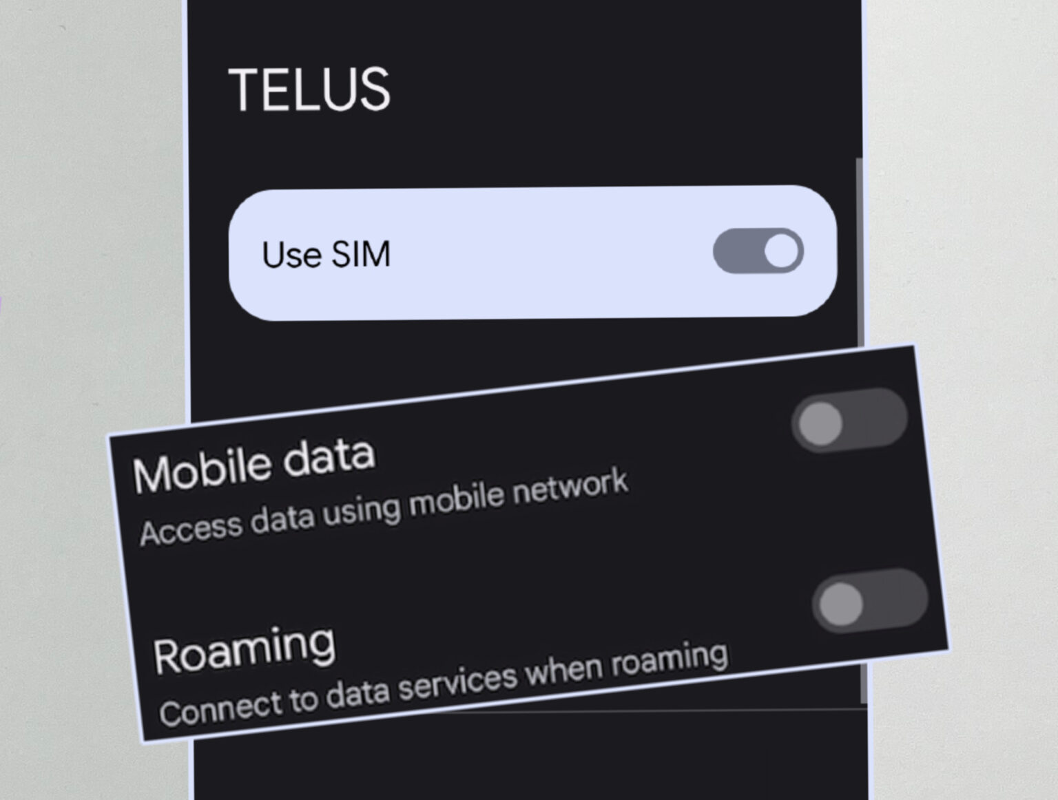 Google Pixel roaming settings | aloSIM