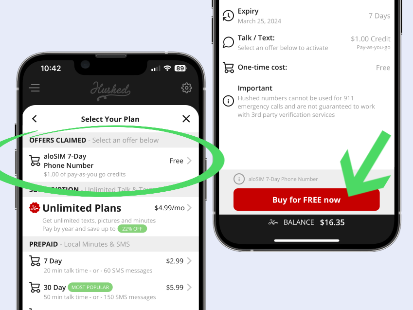 How to get a free phone number for international travel | aloSIM